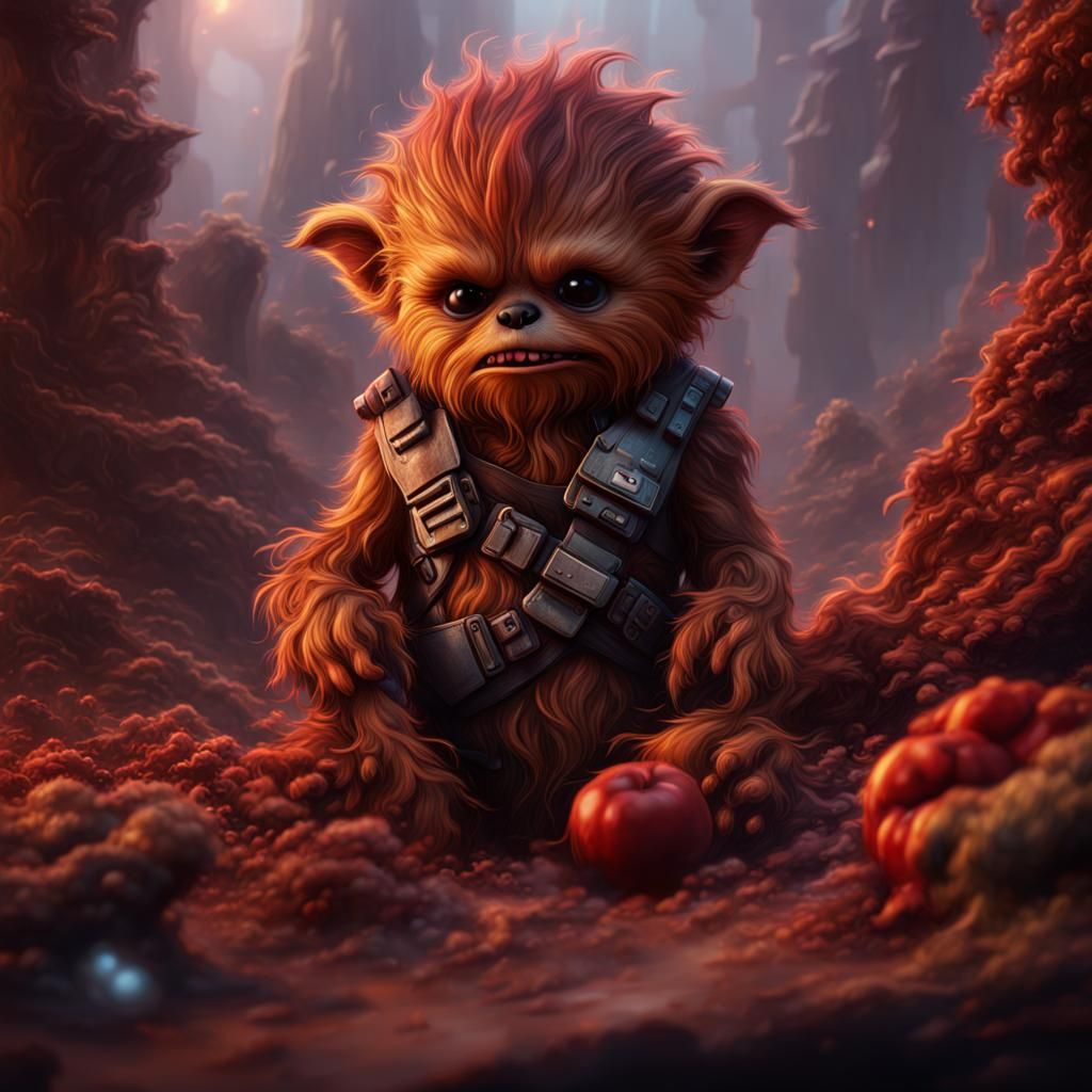 Cursed infant chewy and spicy - AI Generated Artwork - NightCafe Creator
