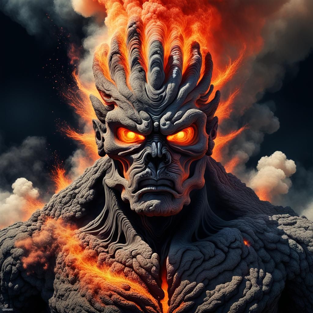 The Upset Eruption. - AI Generated Artwork - NightCafe Creator
