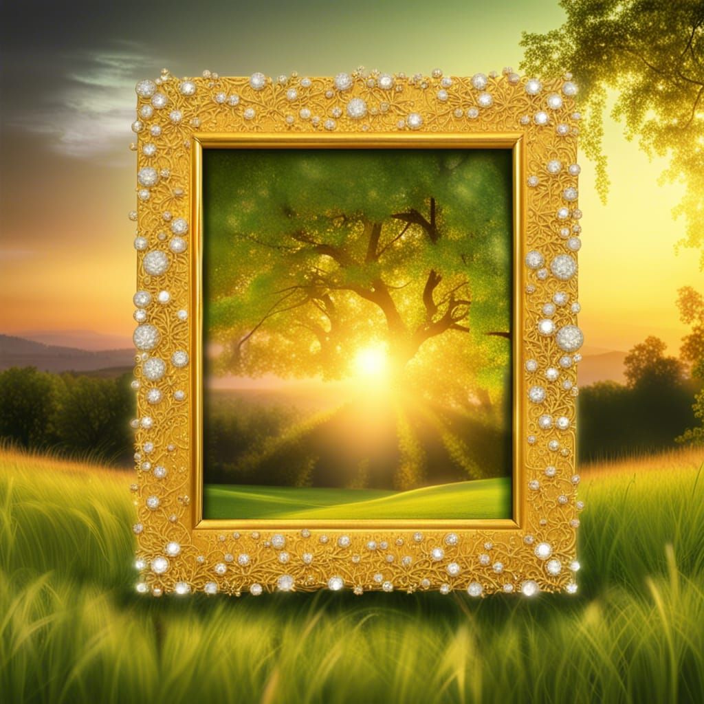 "An exclusive picture frame, - AI Generated Artwork - NightCafe Creator