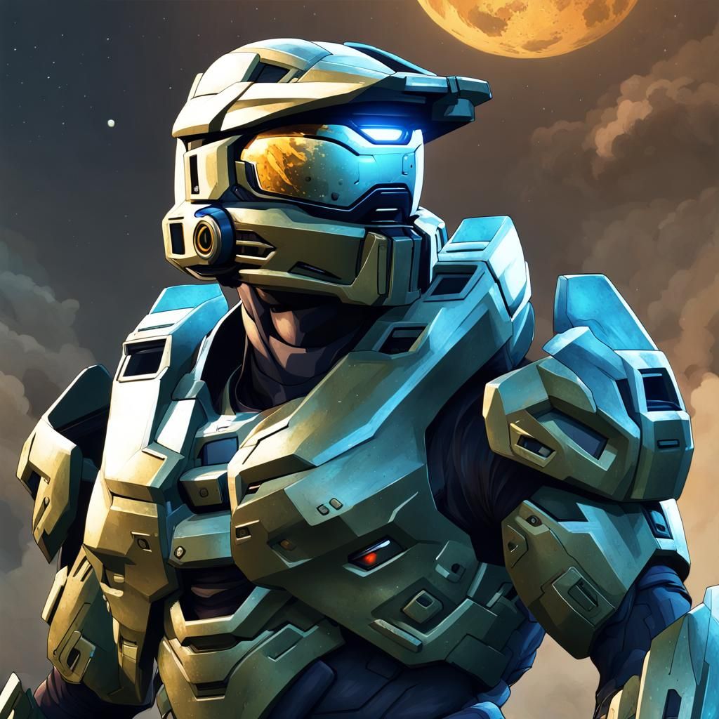 The Master Chief, from Halo - AI Generated Artwork - NightCafe Creator