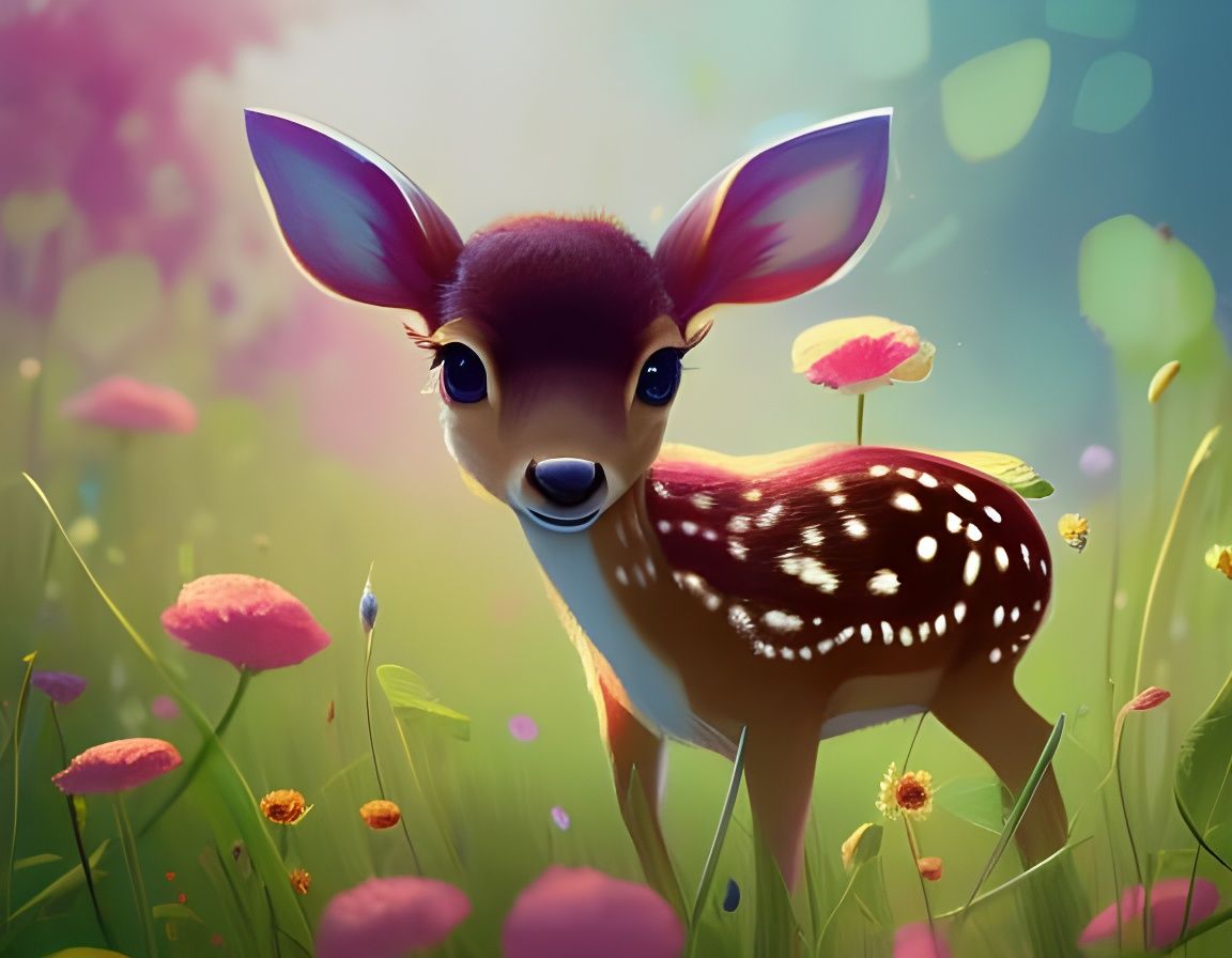 Fawn - AI Generated Artwork - NightCafe Creator