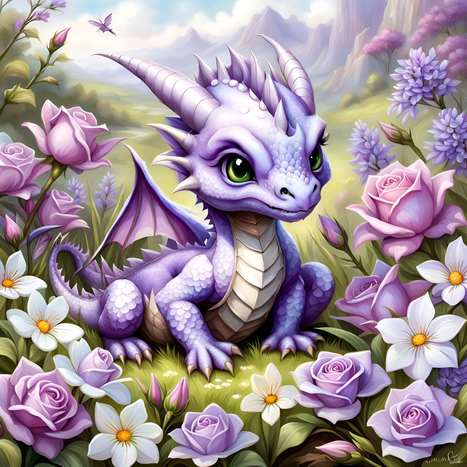 Spring Dragon - AI Generated Artwork - NightCafe Creator