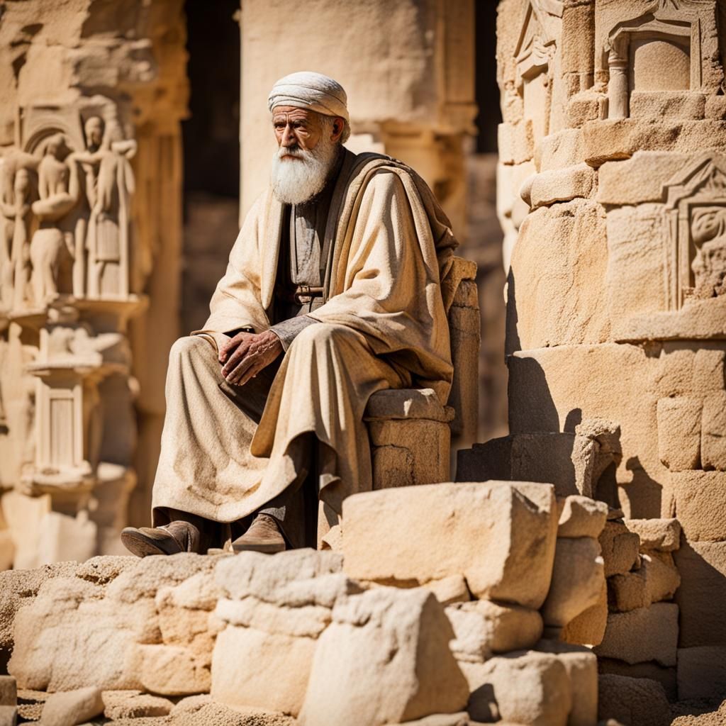 Saint Simeon Stylite - AI Generated Artwork - NightCafe Creator