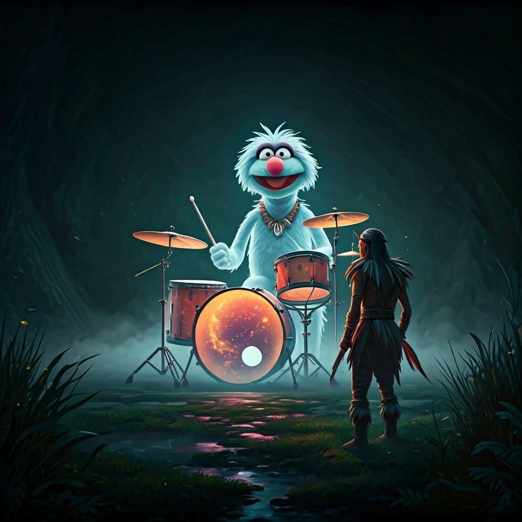 My spirit totem is Animal from the Muppet Show? DM, you run a weird ...