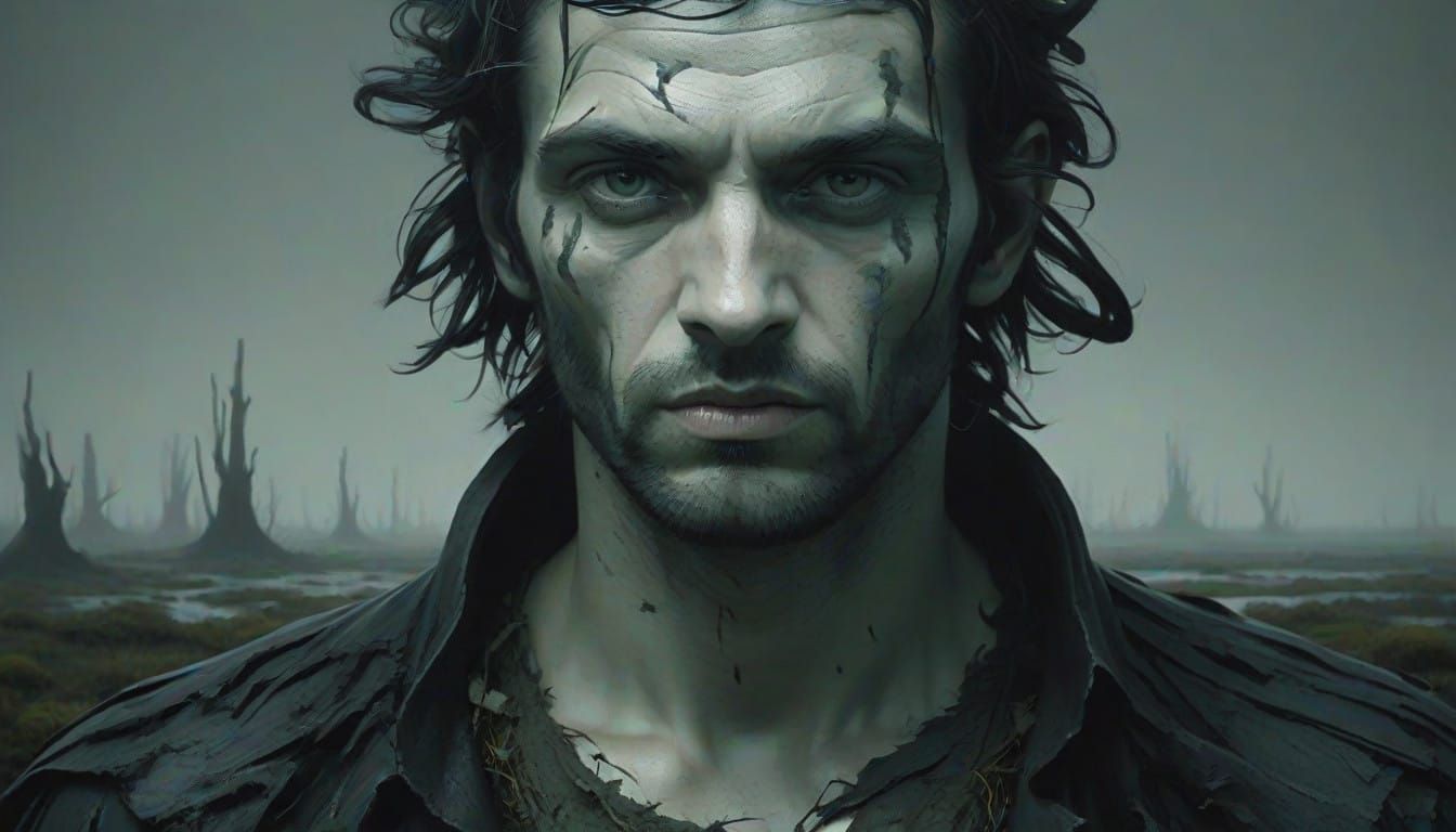 Example creation for my challenge "Photoshop Your Creation!". See link ...