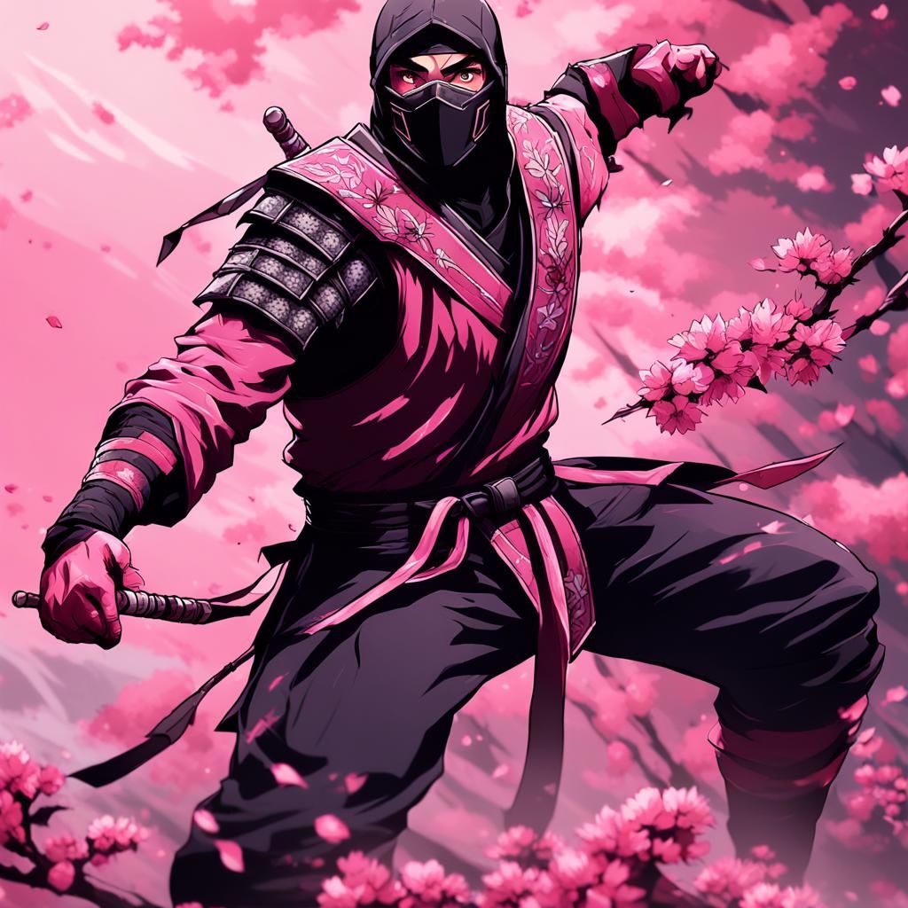 Mortal Kombat Pink Ninja - AI Generated Artwork - NightCafe Creator