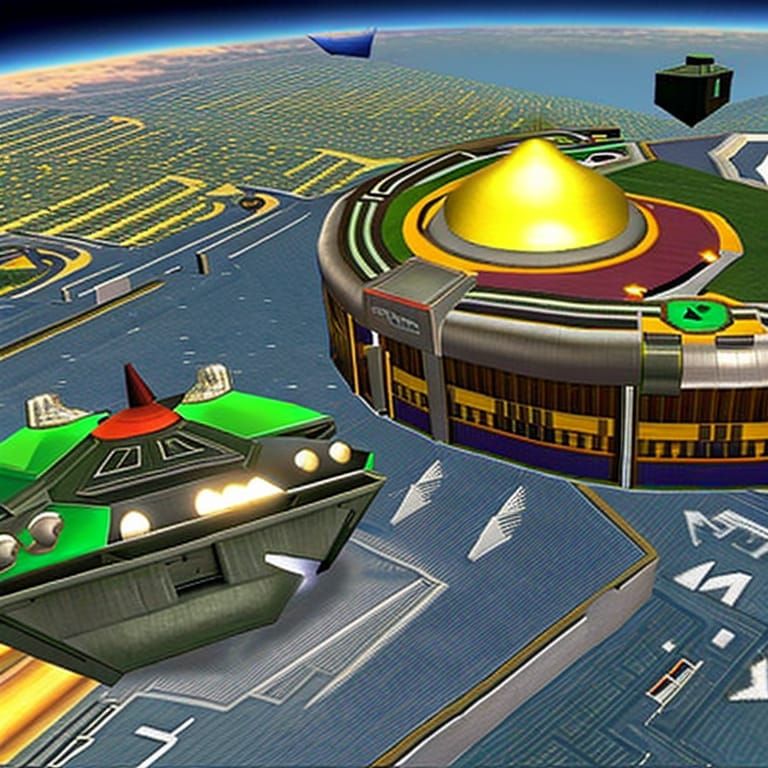 N64 game screenshot - AI Generated Artwork - NightCafe Creator