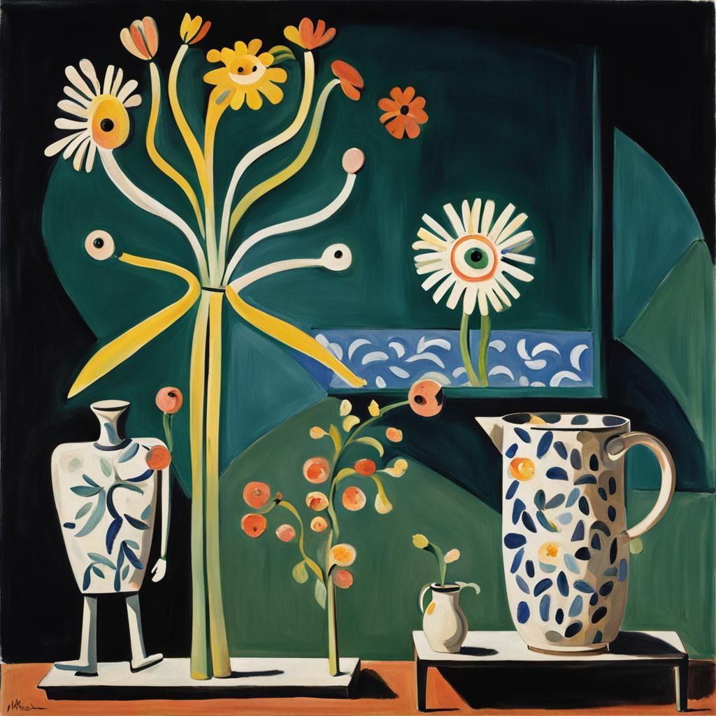 Anthropomorphic portrait of a Flower - AI Generated Artwork - NightCafe ...