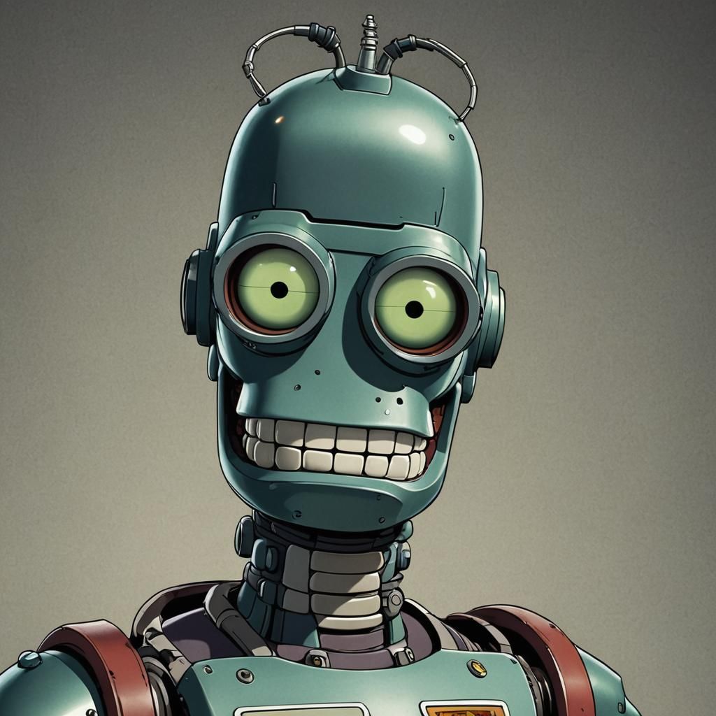 futurama's Bender realistic - AI Generated Artwork - NightCafe Creator
