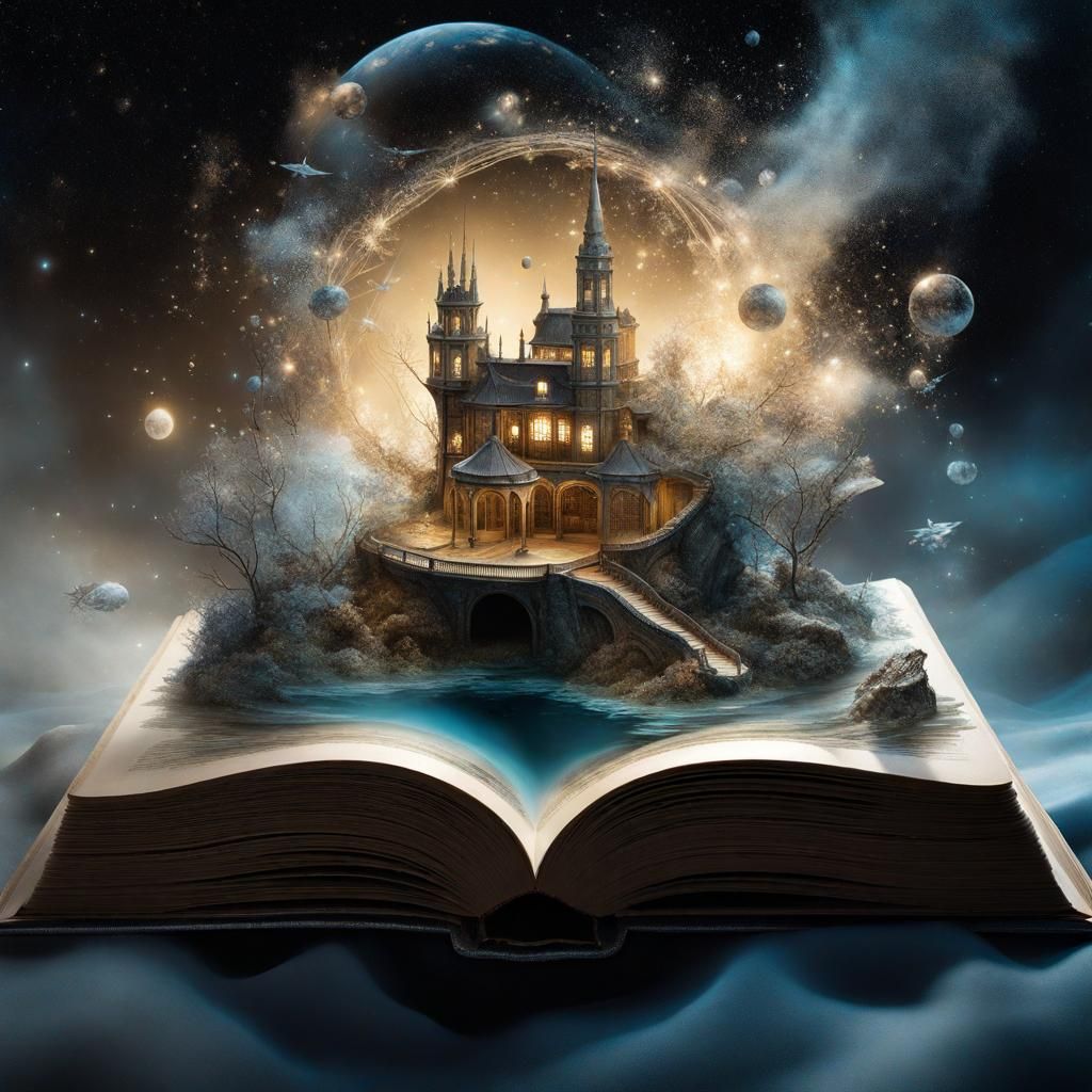 Fantasy novel - AI Generated Artwork - NightCafe Creator