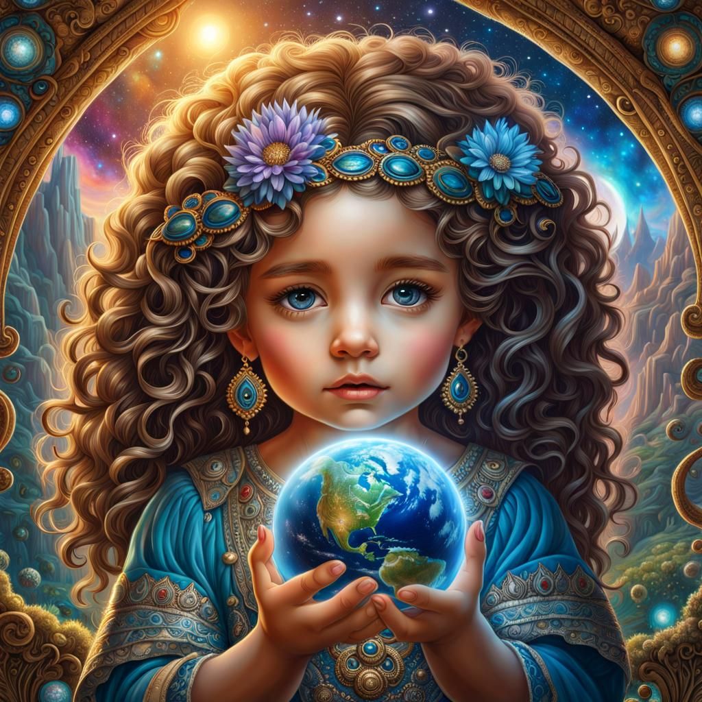 Young Gaia - AI Generated Artwork - NightCafe Creator