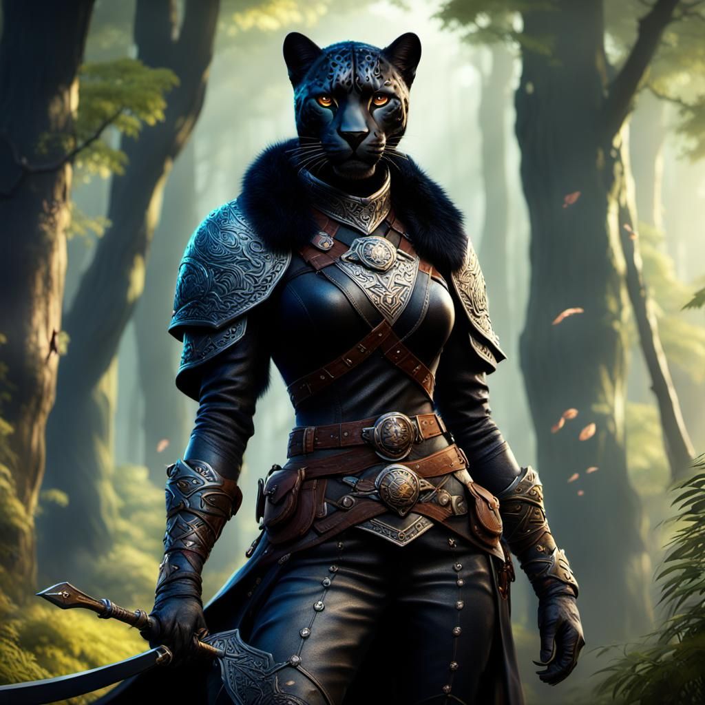 Tabaxi Ranger - AI Generated Artwork - NightCafe Creator