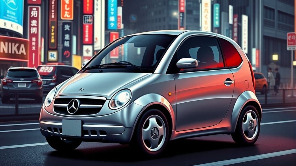If Mercedes-Benz made a kei car - Mercedes-Benz Futuristic K...