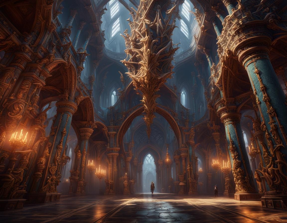 The Halls of Valhalla - AI Generated Artwork - NightCafe Creator