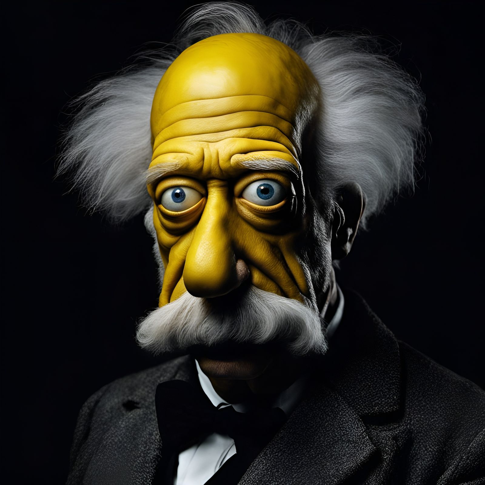 What if...Albert Einstein was a Simpsons! - AI Generated Artwork ...
