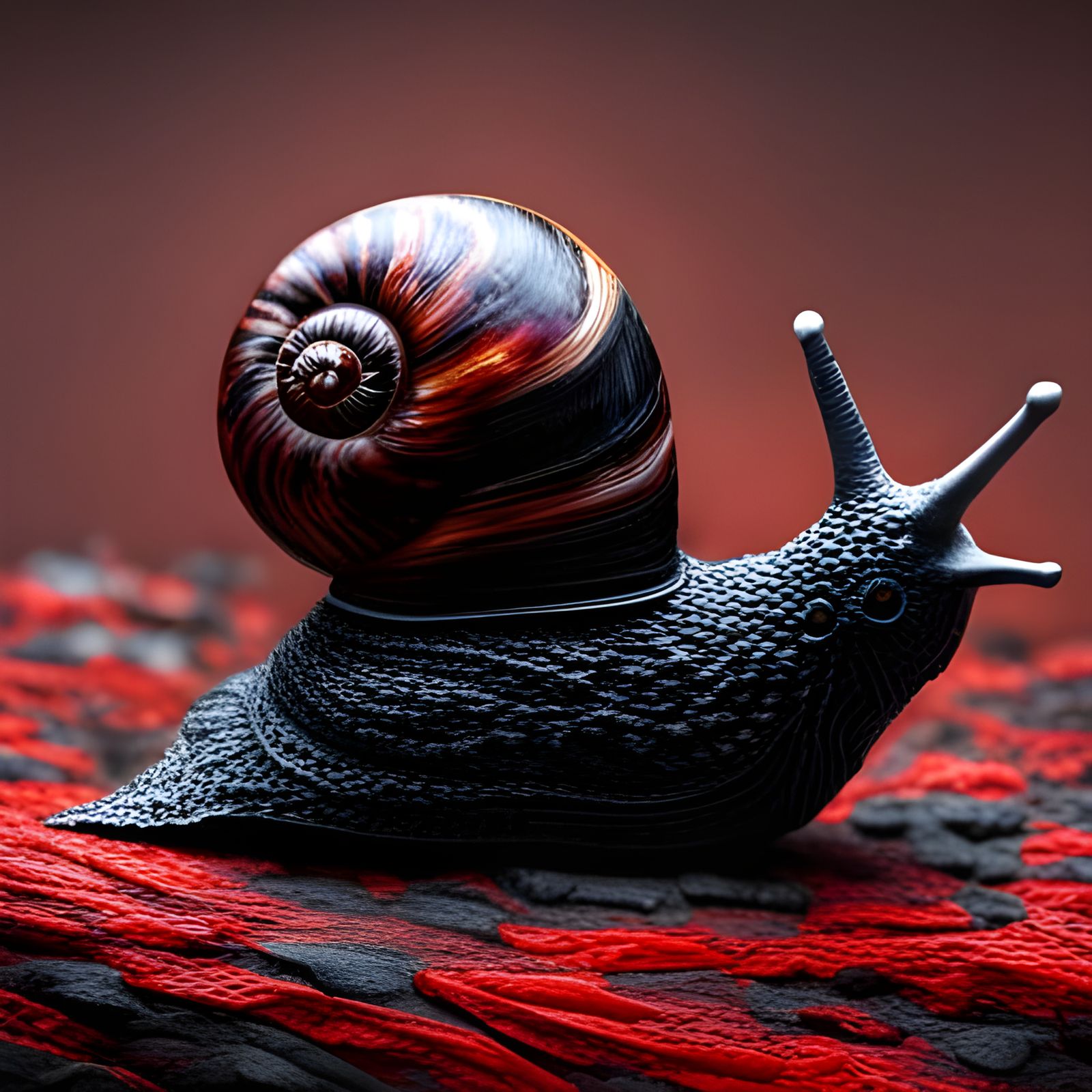 Lava Snail - AI Generated Artwork - NightCafe Creator