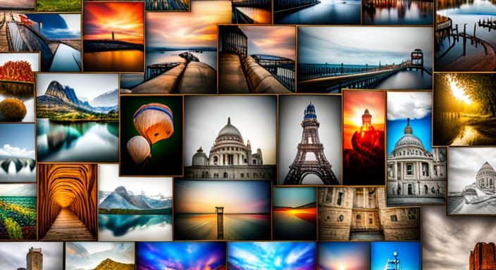 A Collage - AI Generated Artwork - NightCafe Creator