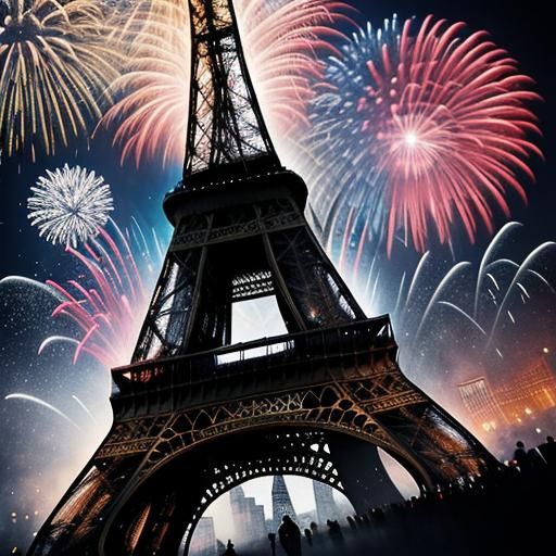 Eiffel tower - AI Generated Artwork - NightCafe Creator