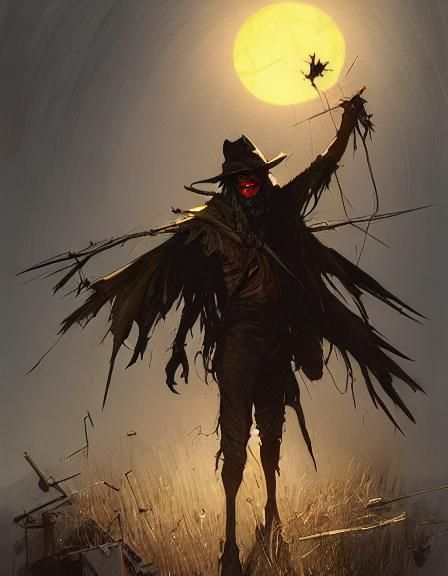 scarecrow sinister by Greg Rutkowski - AI Generated Artwork - NightCafe ...