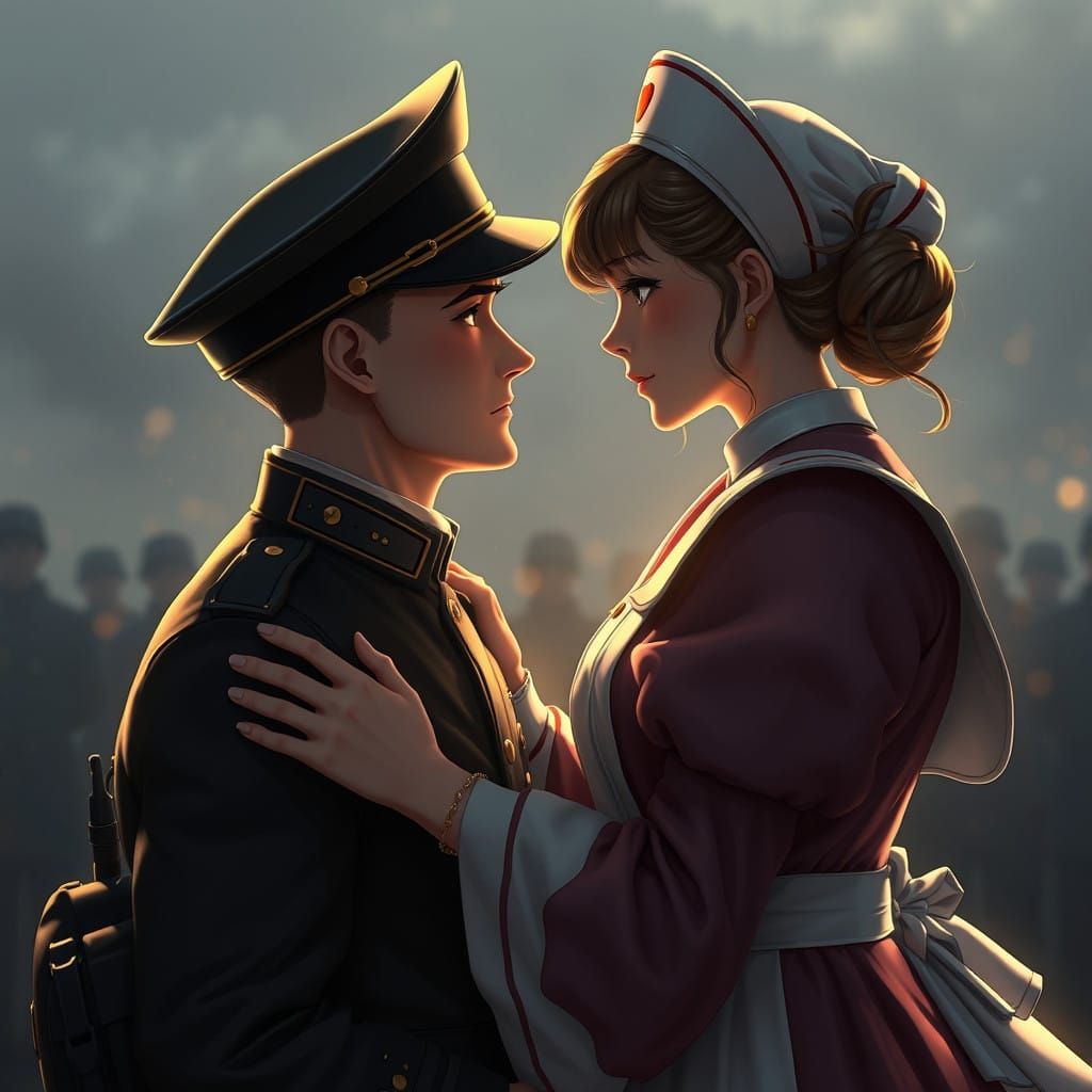 Frederich Henry and Catherine Barkley from A Farewell to Arms