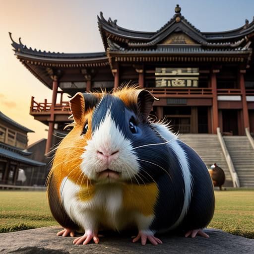 Guinea Pig Ninja - AI Generated Artwork - NightCafe Creator