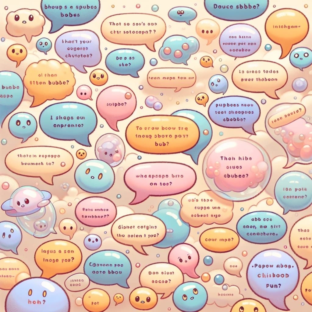 Chat bubbles, chat, bubbles chatty chat bubbles talking about bubbles ...