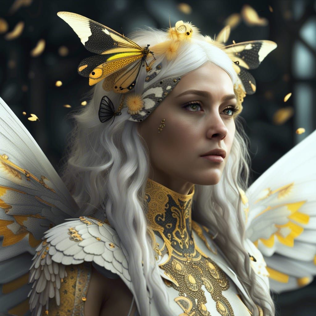 Moth Fairy - AI Generated Artwork - NightCafe Creator