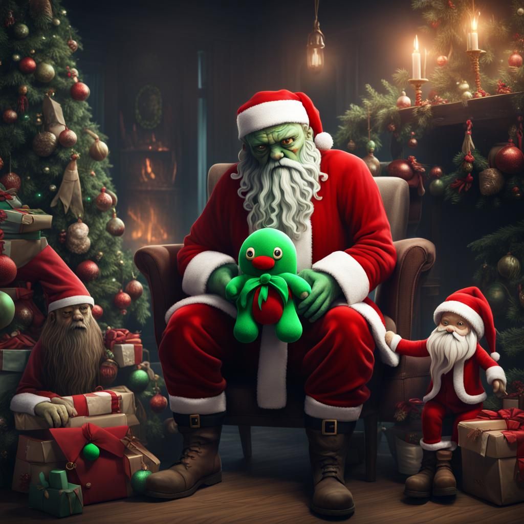 Bad Santa Ai Generated Artwork Nightcafe Creator