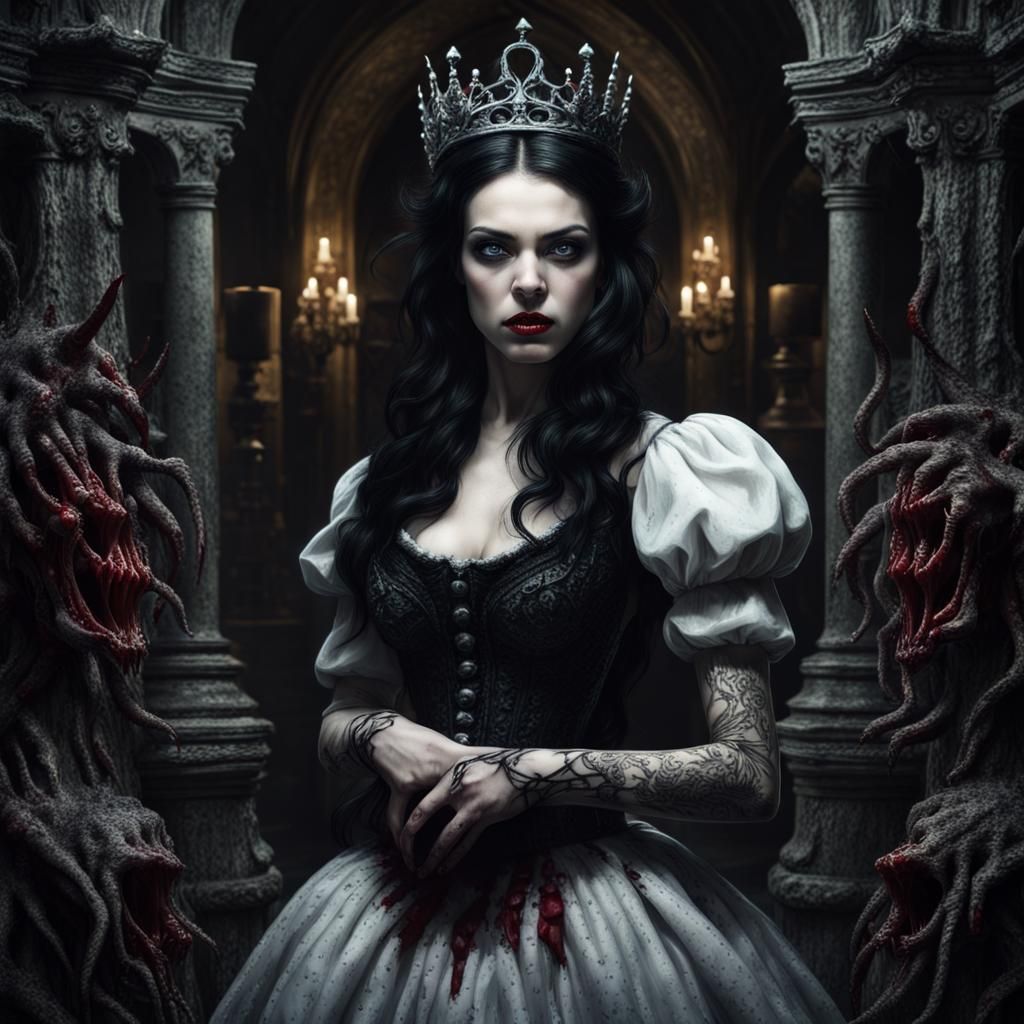 "Snow White: Shadows of Deception" - AI Generated Artwork - NightCafe ...