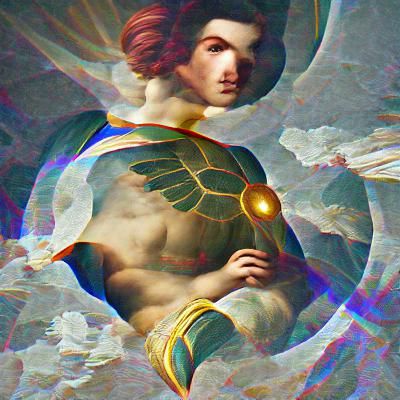 Arch Angel Apollo in BM - AI Generated Artwork - NightCafe Creator