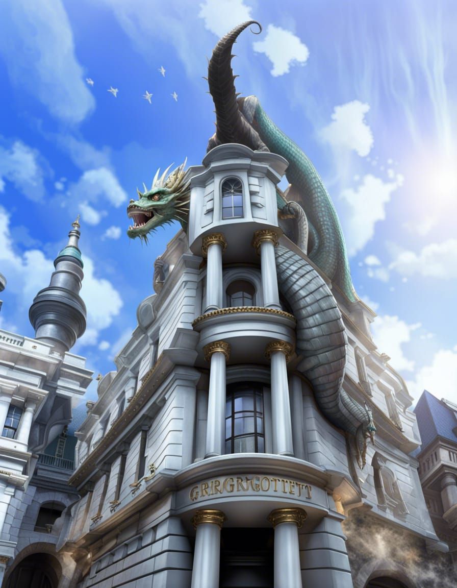 Gringotts Bank - AI Generated Artwork - NightCafe Creator