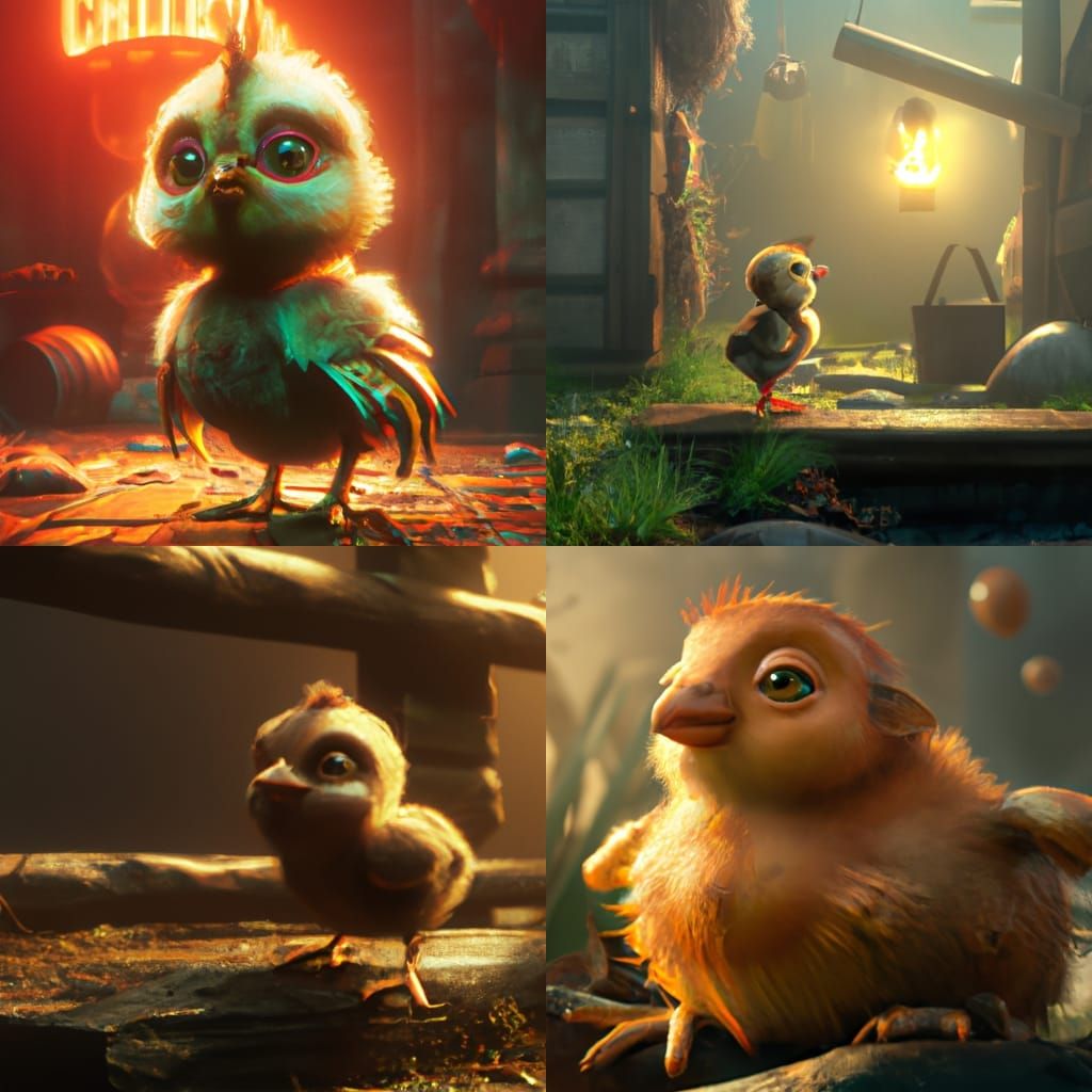 baby chicken - AI Generated Artwork - NightCafe Creator