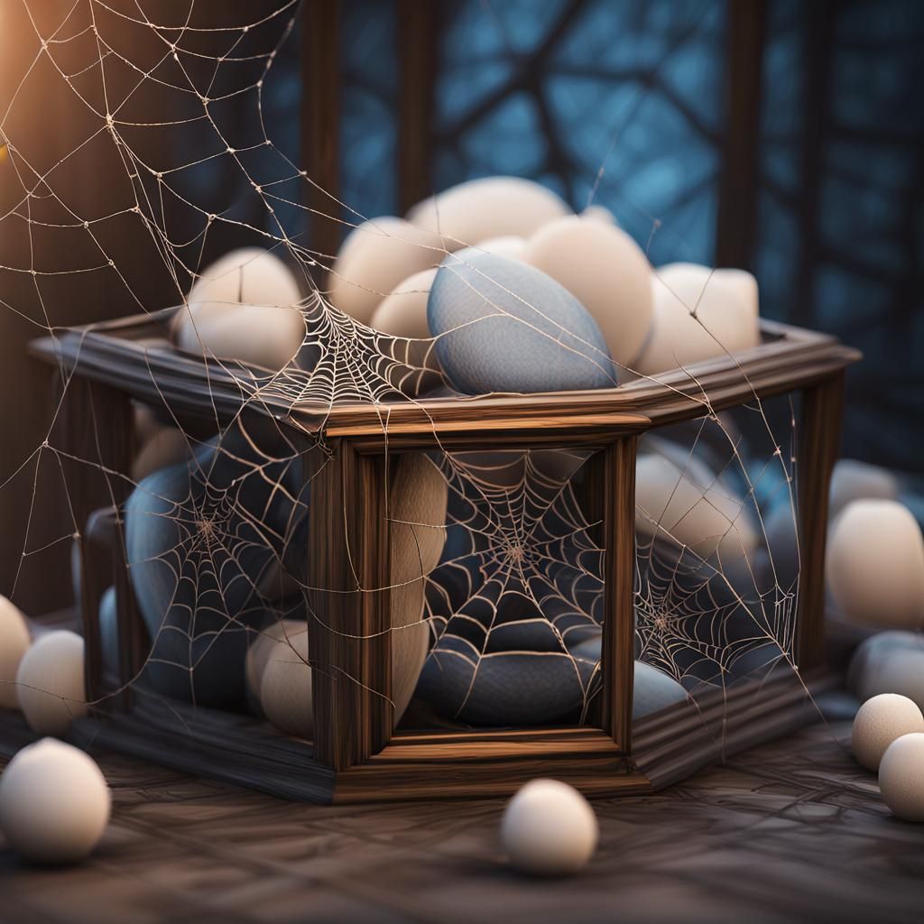 Webs in a box - AI Generated Artwork - NightCafe Creator