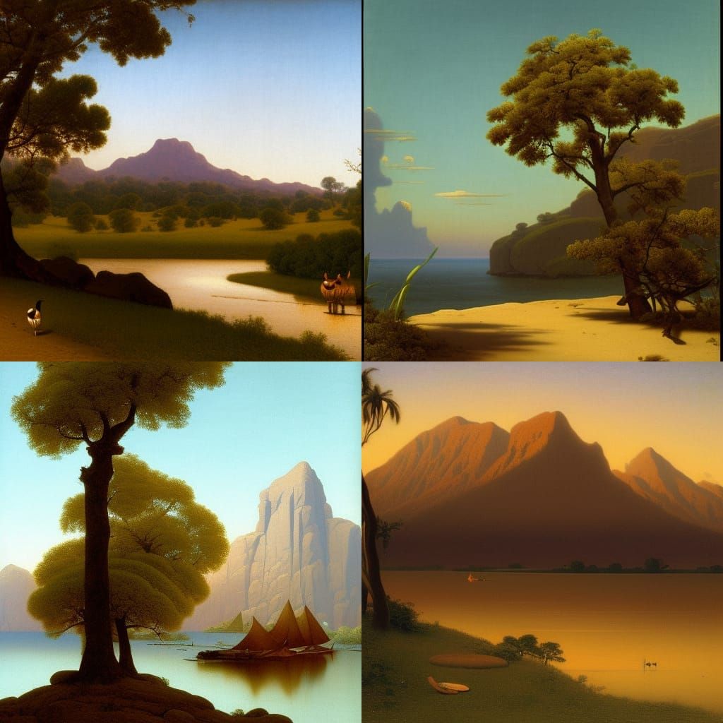 by Martin Johnson Heade - AI Generated Artwork - NightCafe Creator