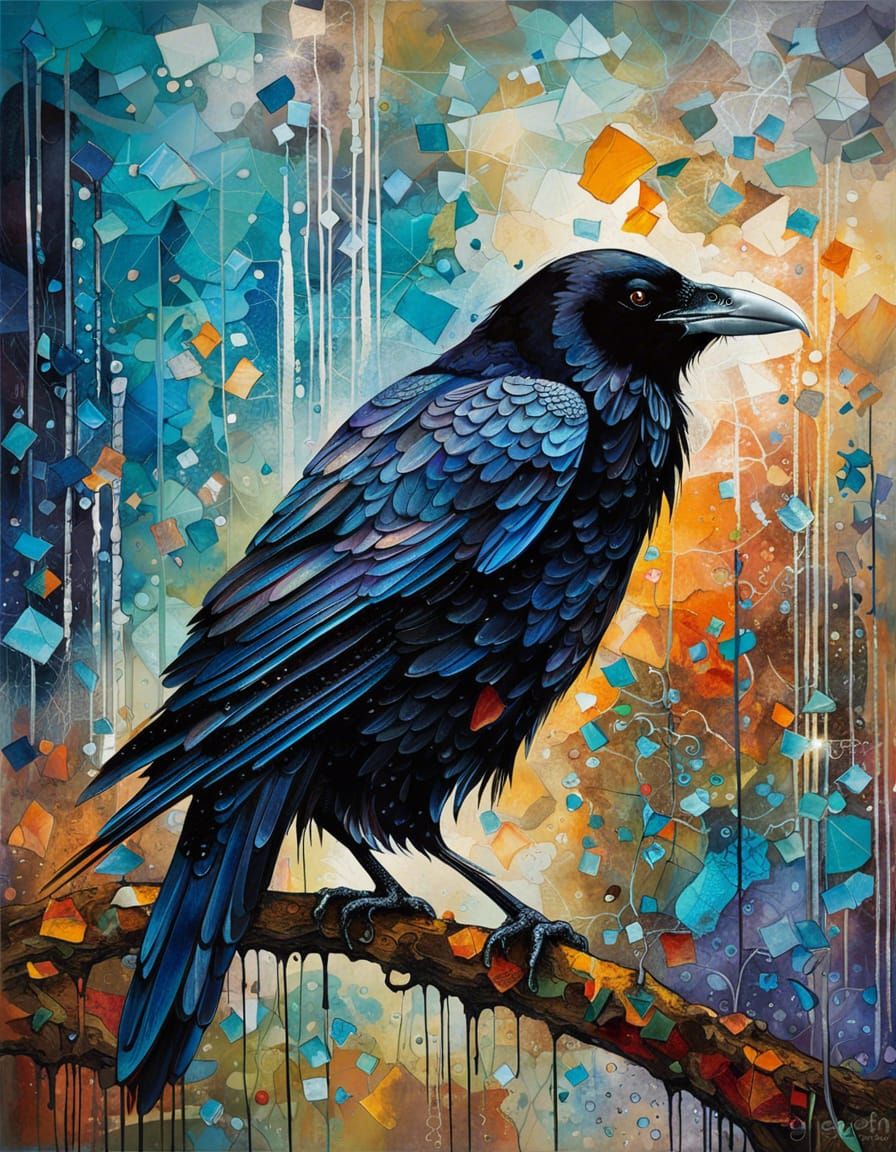 A Simple Raven - AI Generated Artwork - NightCafe Creator