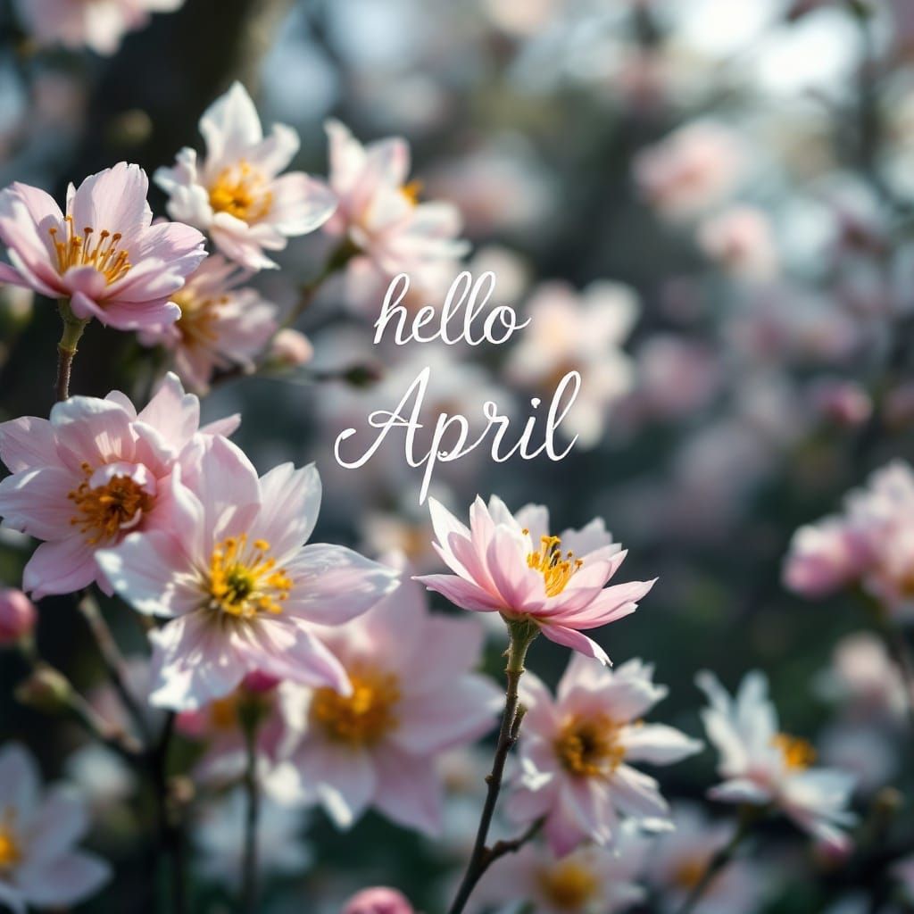 Blooming Spring Florals in Cinematic HDR Style - AI Art