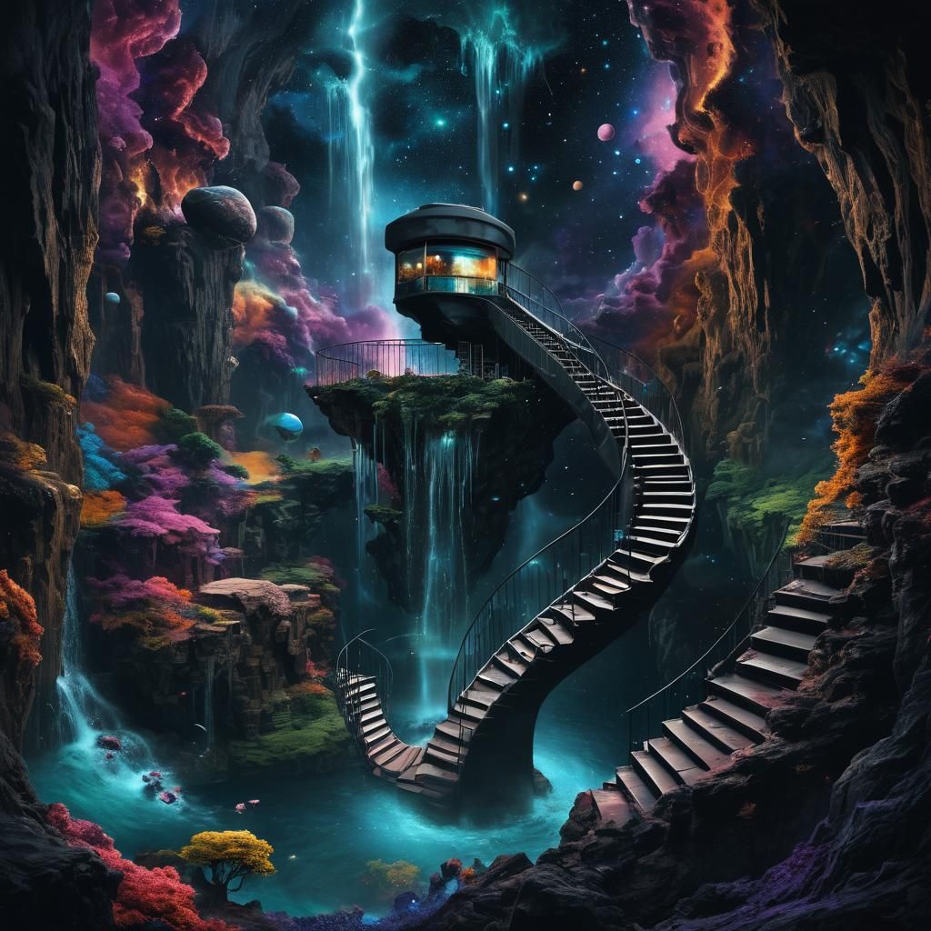 Where Time Loops - AI Generated Artwork - NightCafe Creator