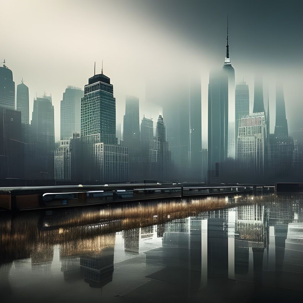 Foggy Scene - AI Generated Artwork - NightCafe Creator