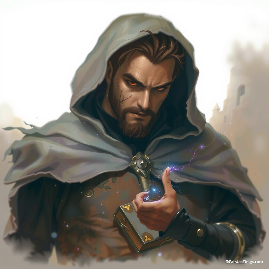 Ancient Archmage Wields Arcane Power in a Forgotte... - AI Art