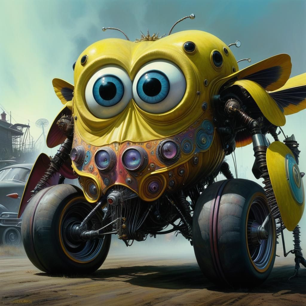 Crosseyed Bumble Bob - AI Generated Artwork - NightCafe Creator