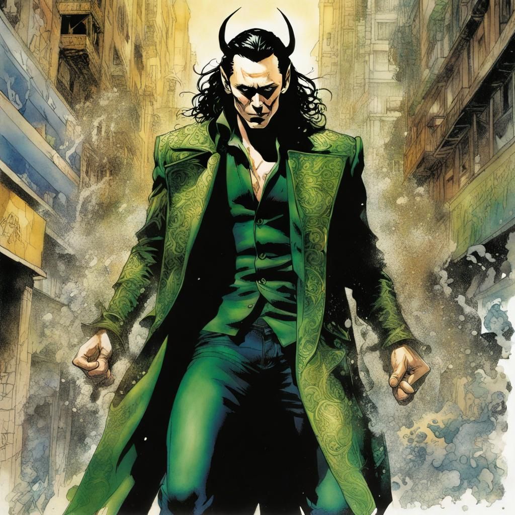 Loki Laufeyson - AI Generated Artwork - NightCafe Creator