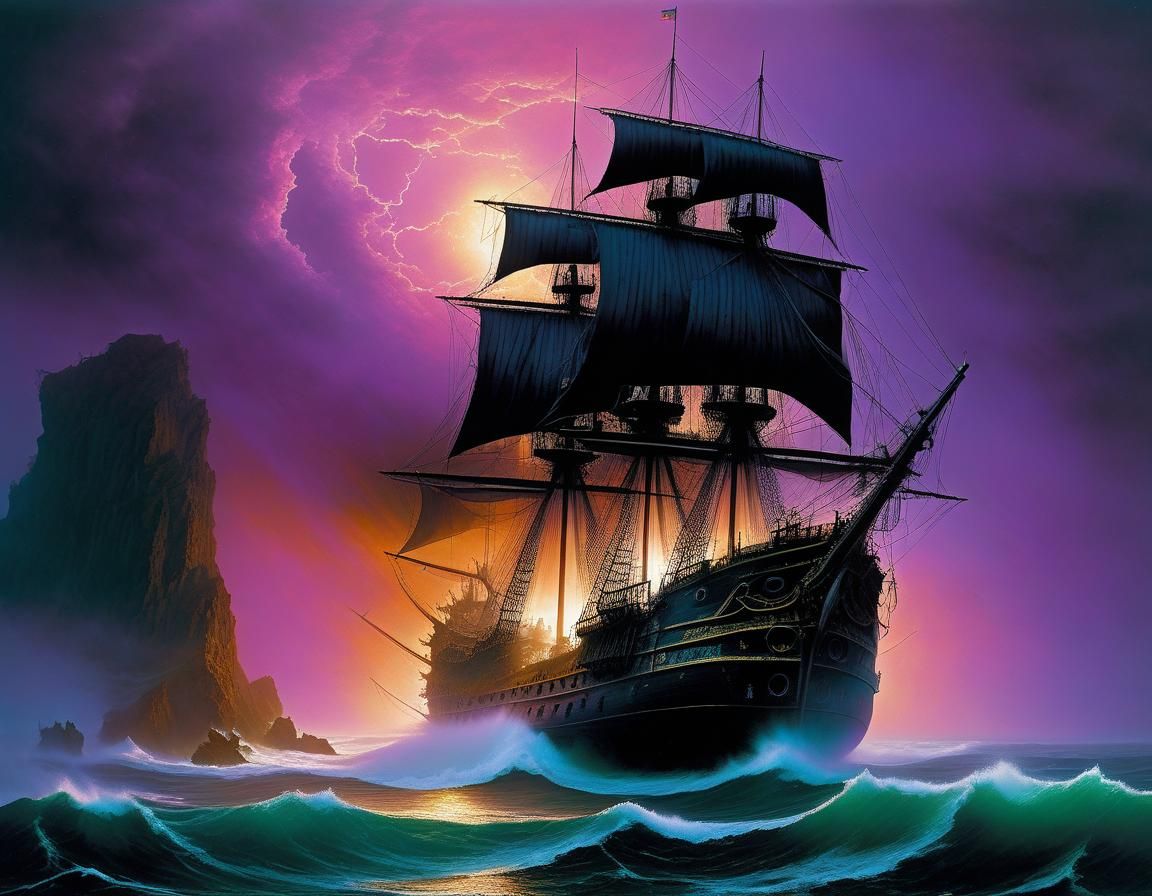 CHOPPY SEAS - AI Generated Artwork - NightCafe Creator