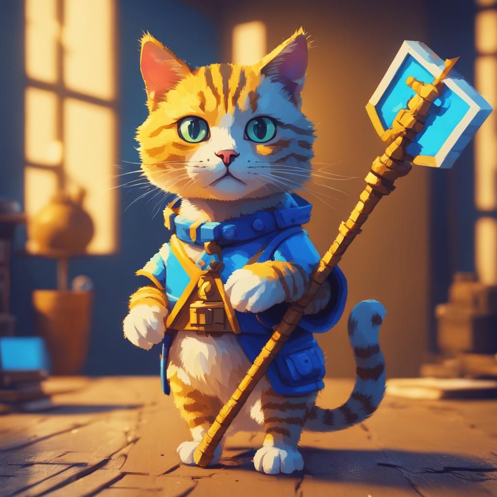 Wizard Cat - AI Generated Artwork - NightCafe Creator
