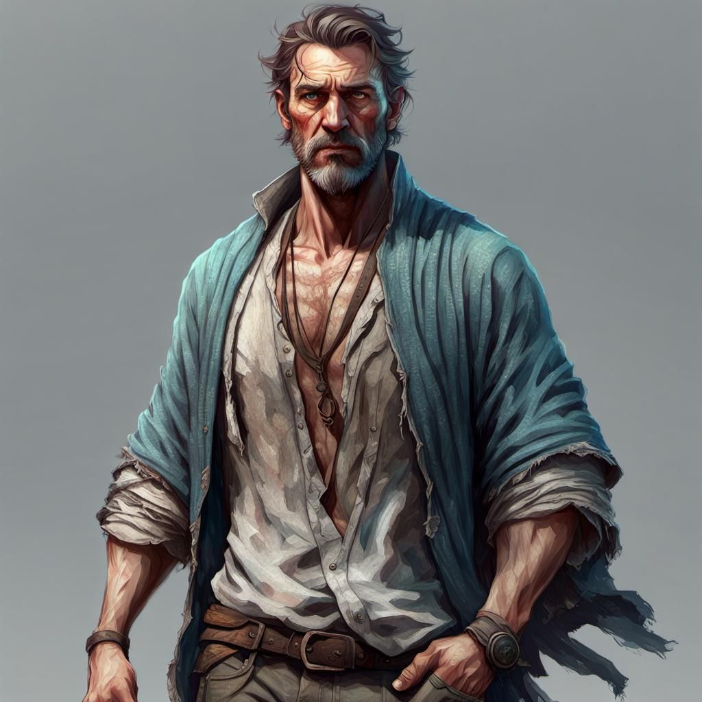 The ragged man - AI Generated Artwork - NightCafe Creator