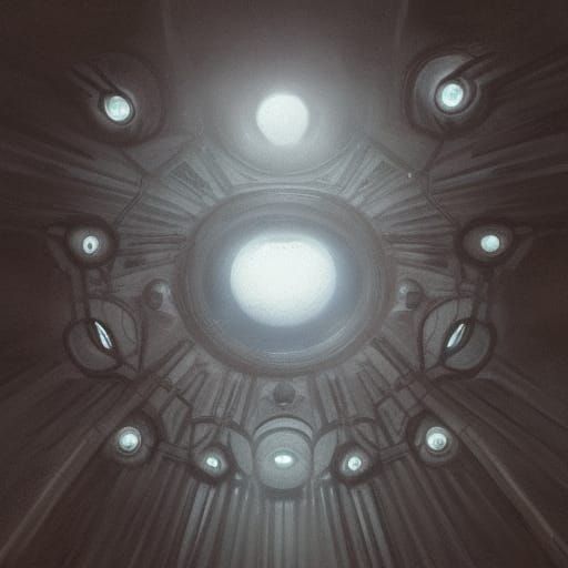 many eyes ceiling - AI Generated Artwork - NightCafe Creator