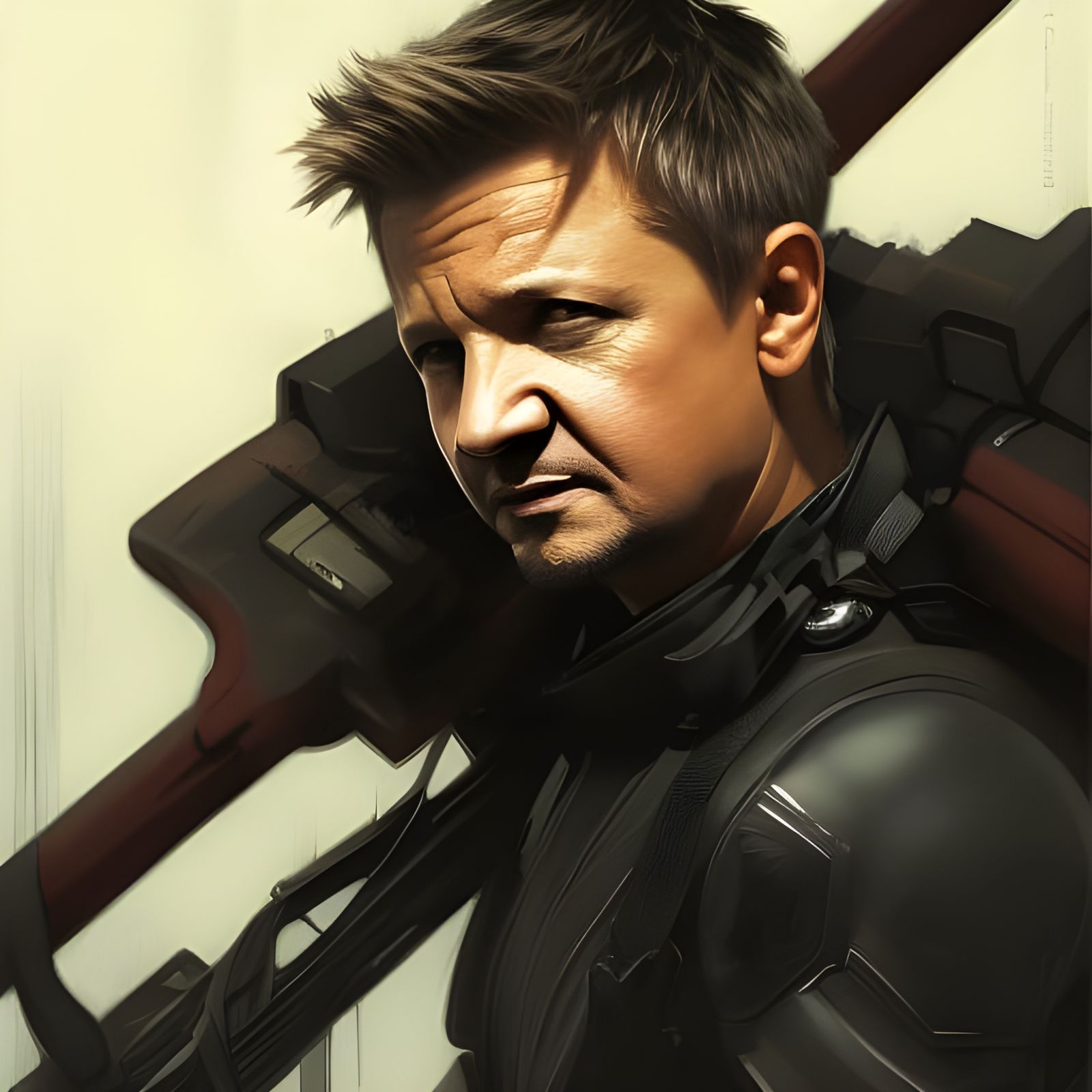 Jeremy Renner as Hawkeye, by #LordElboron - AI Generated Artwork ...