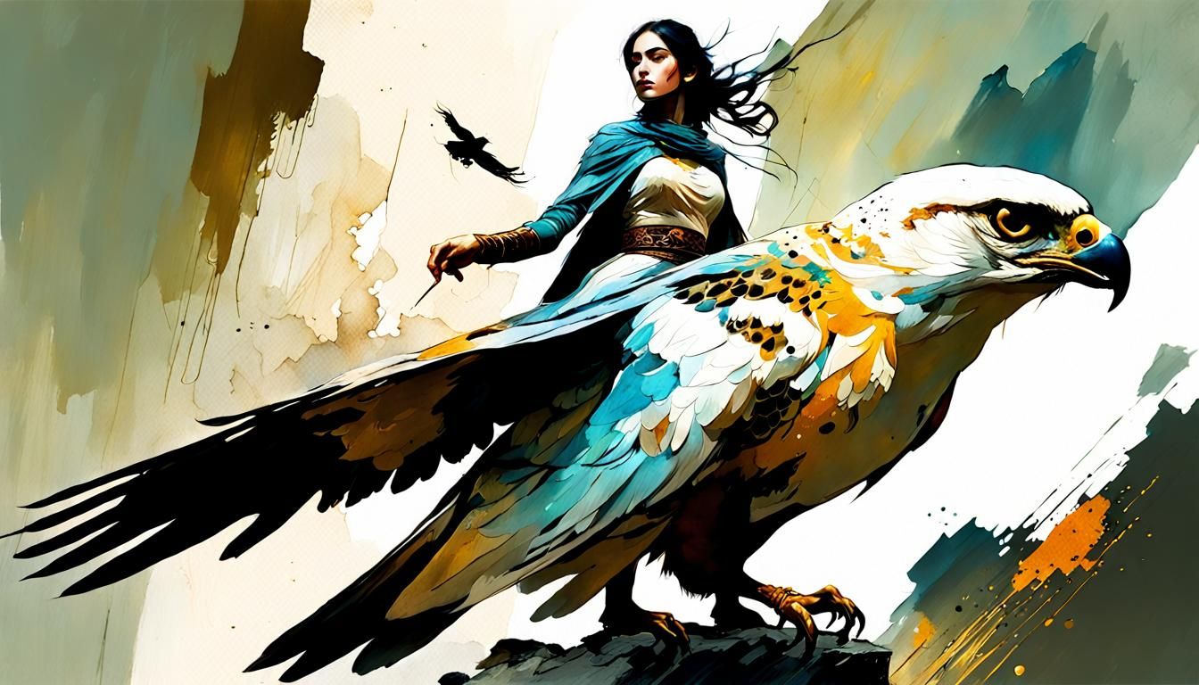 Falconer - AI Generated Artwork - NightCafe Creator