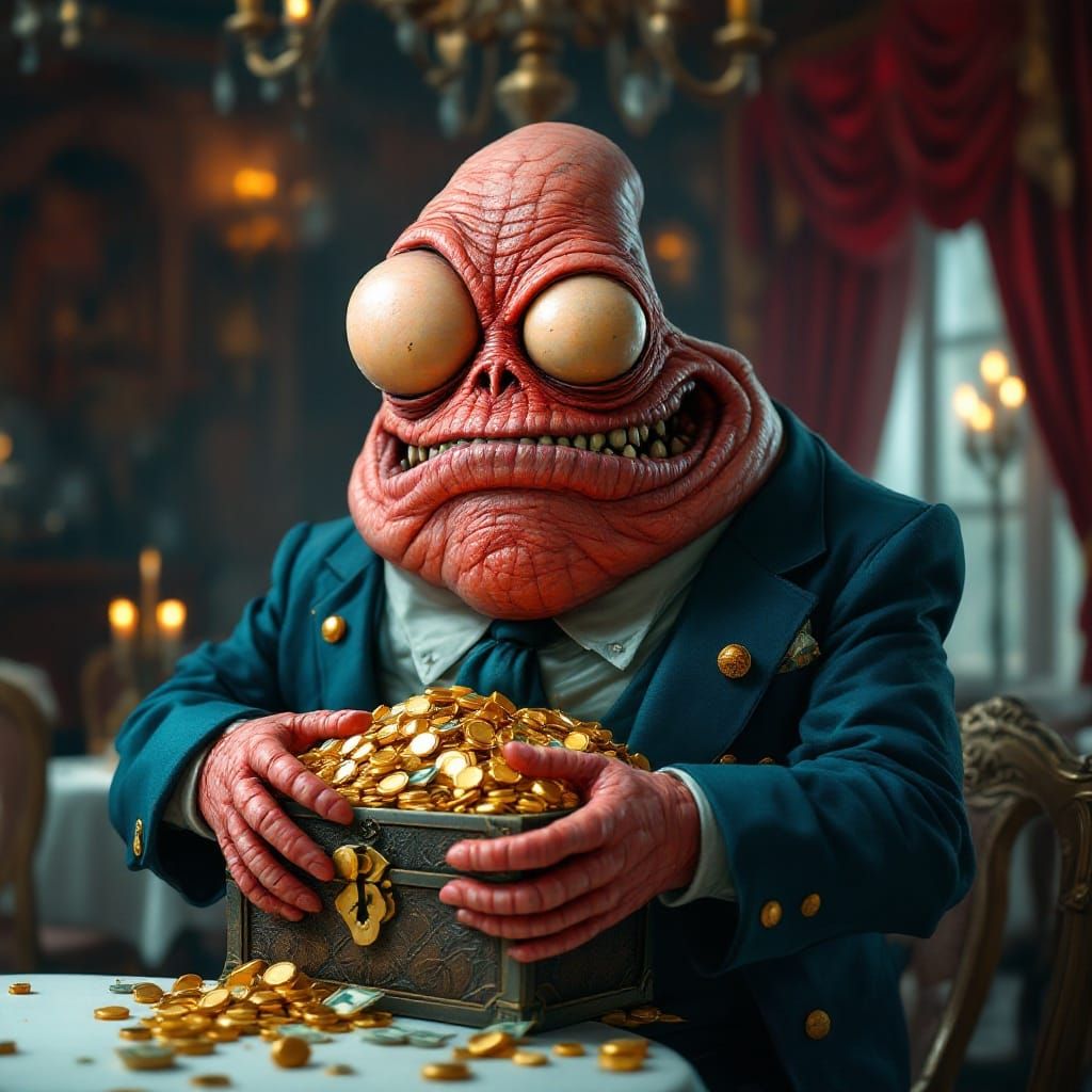 A greedy monster - A greedy monster