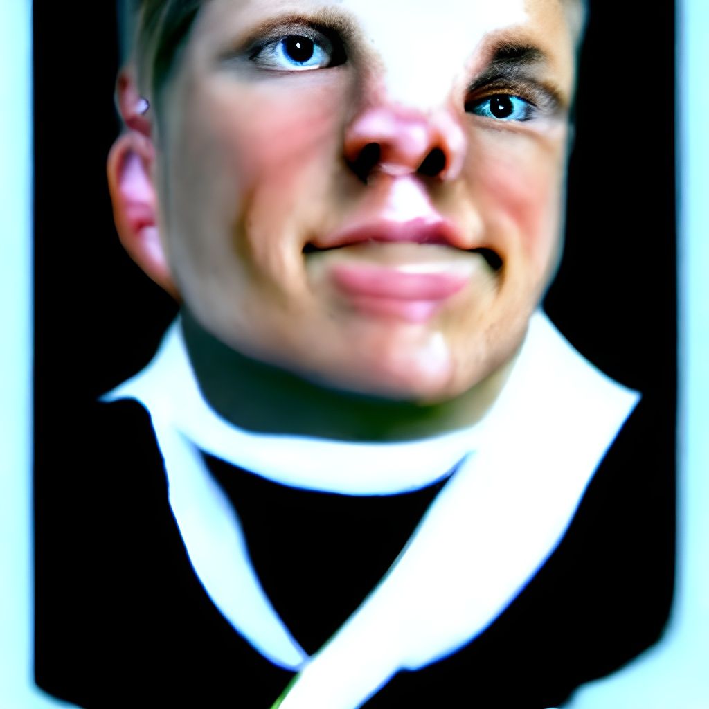 Headshot portrait of a Mormon missionary in 2006 - AI Generated Artwork ...