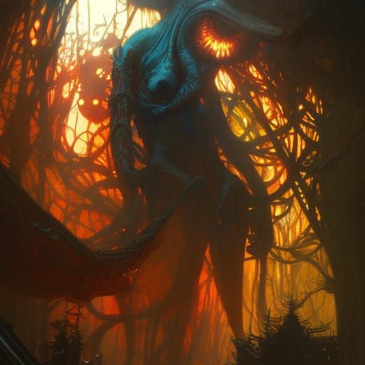 psychedelic hell : r/nightcafe